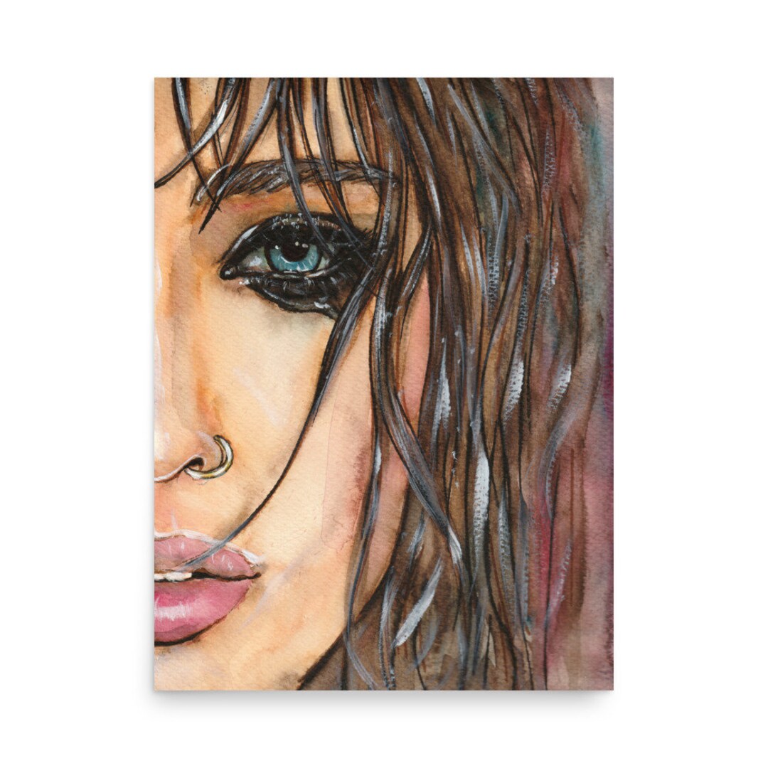 Victoria De Angelis, Art Print, Poster, Watercolor Painting - Etsy