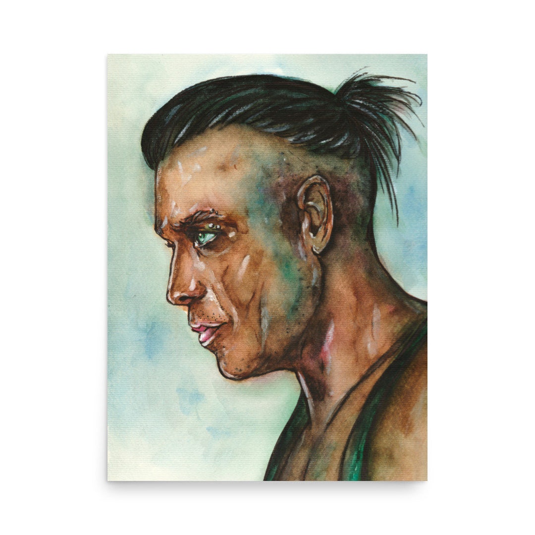 Till Lindemann, Art Print, Art Print, Poster, Drawing, Painting ...