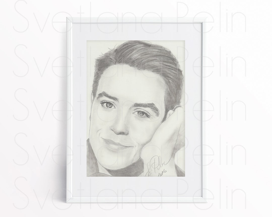 5 Portraits Alain Delon Portrait Painting Drawing - Etsy