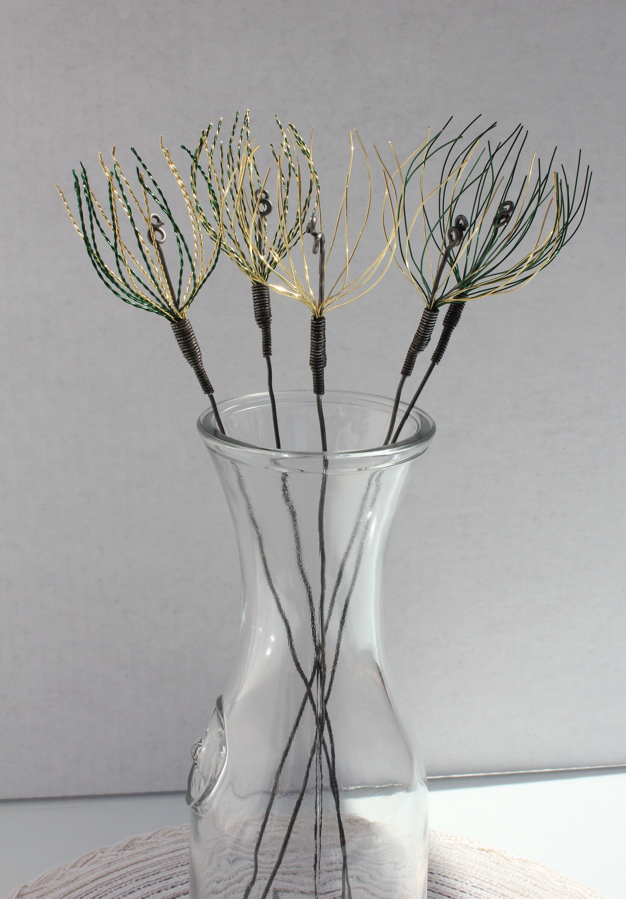 Wire Wisp Flower - Sold Individually - Etsy