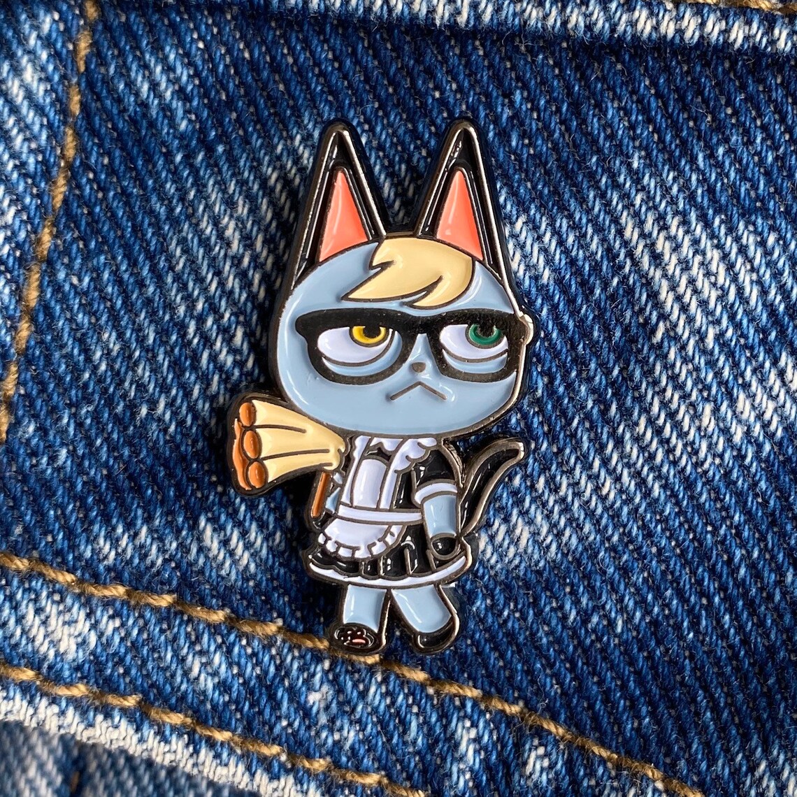 Animal Crossing Raymond Maid Enamel Pin - Etsy UK