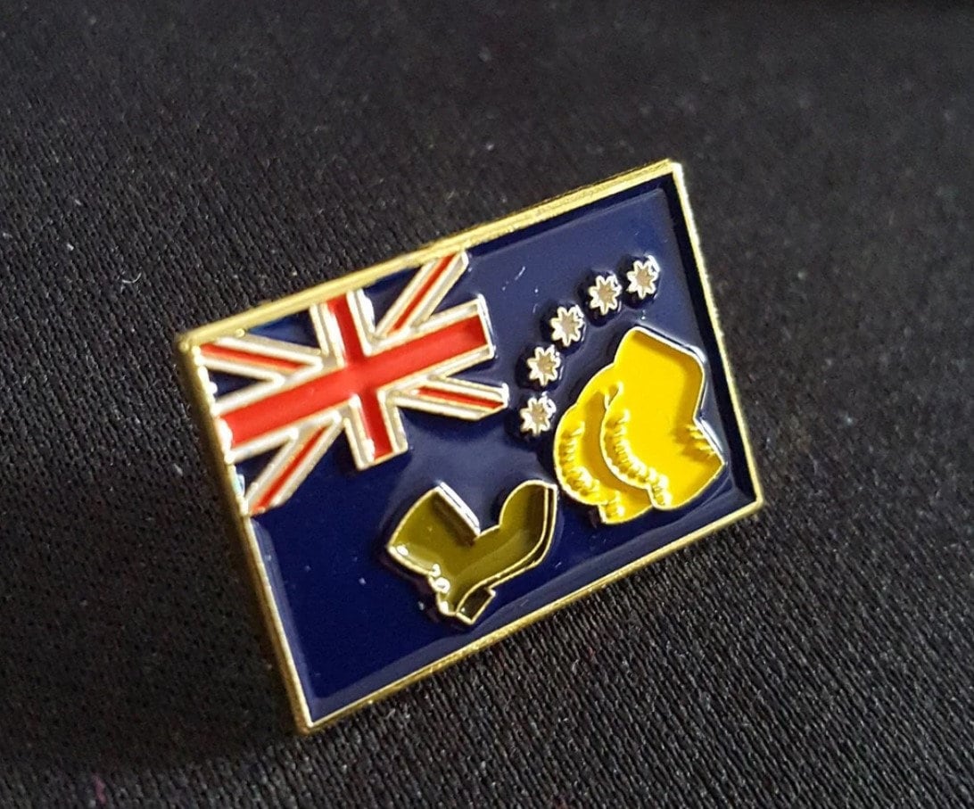 Simpsons bart Vs. Australia Australian Flag Enamel | Etsy Australia