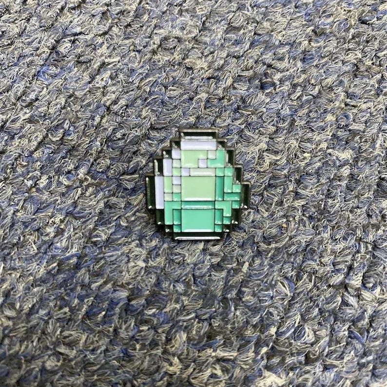 Minecraft Diamond Ore Nugget Pin - Etsy