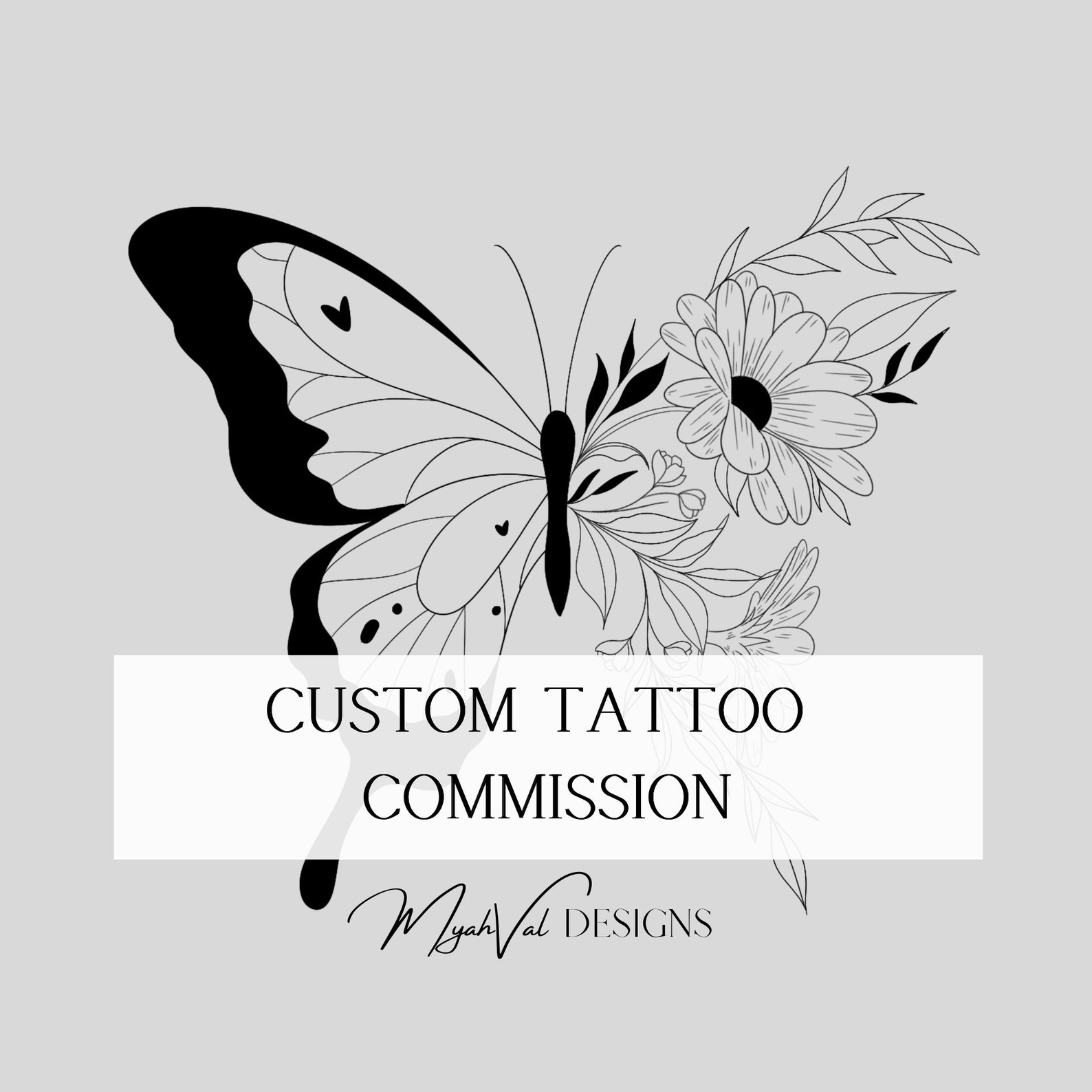 CUSTOM Tattoo Design Digital Tattoo Design Personalized - Etsy