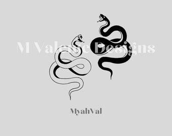 Snake Tattoo Stencil - Etsy Australia
