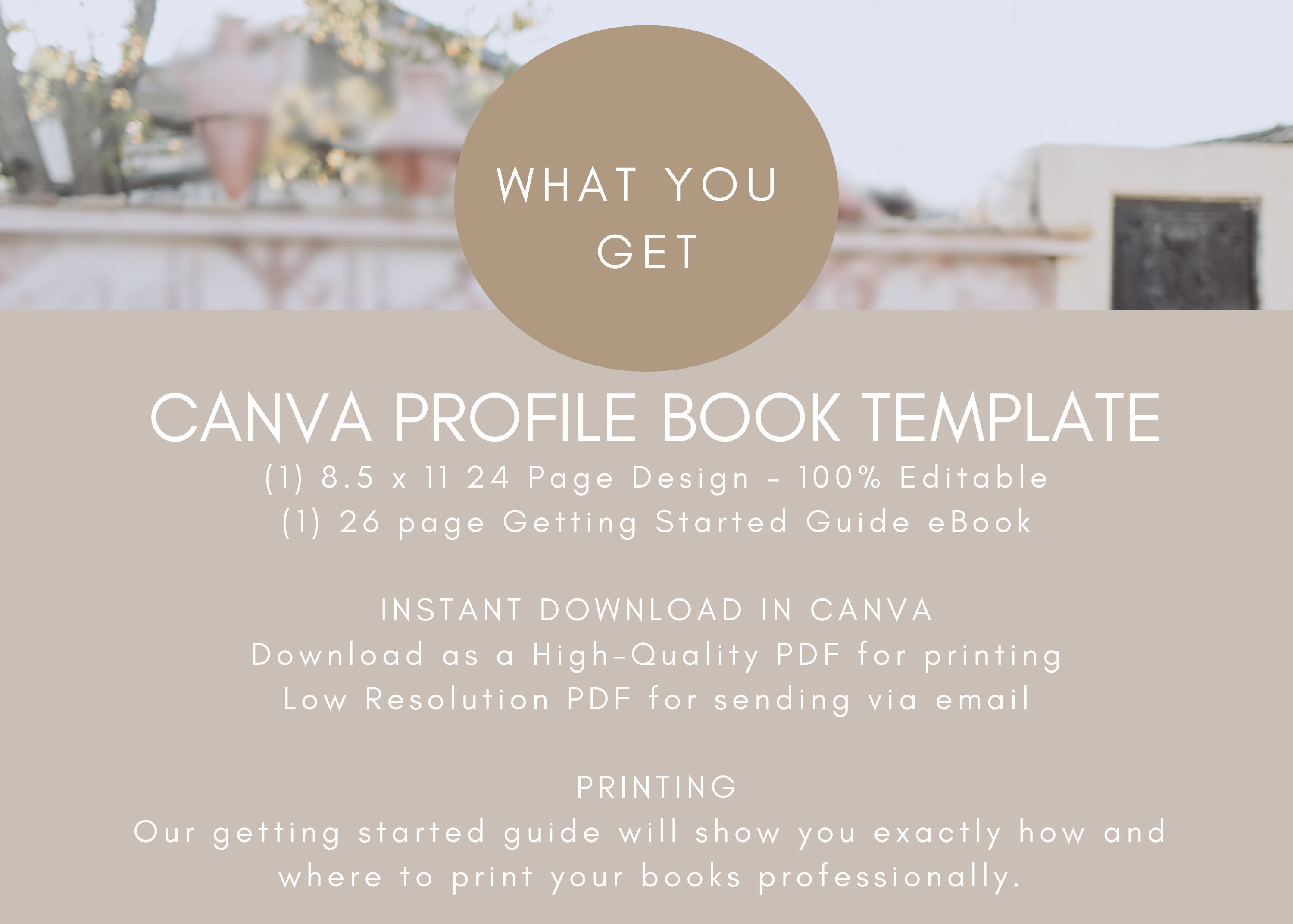 Modern Adoption Profile Book Template, Editable Template in Canva ...