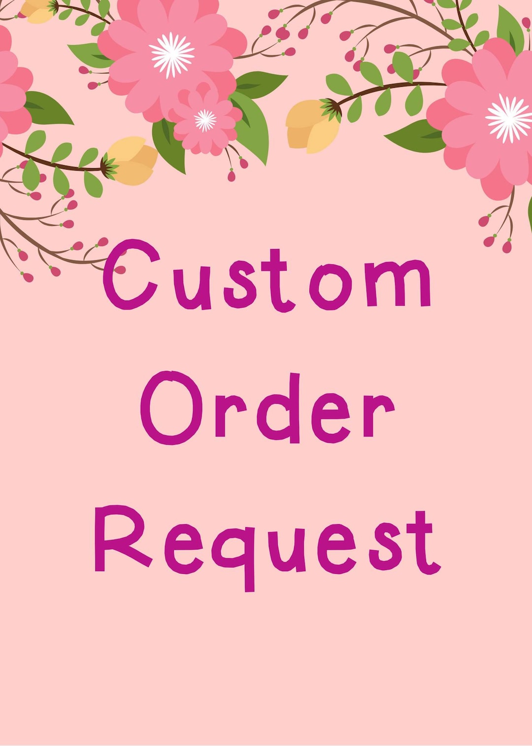Custom Order Request | Request Custom Embroidery Design | Custom Design ...