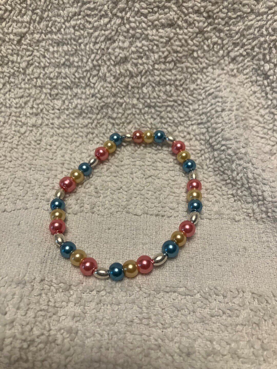 Pansexual Pride Flag Beaded Stretch Bracelet, LGBTQ+ Lgbtqia, Pan Flag ...