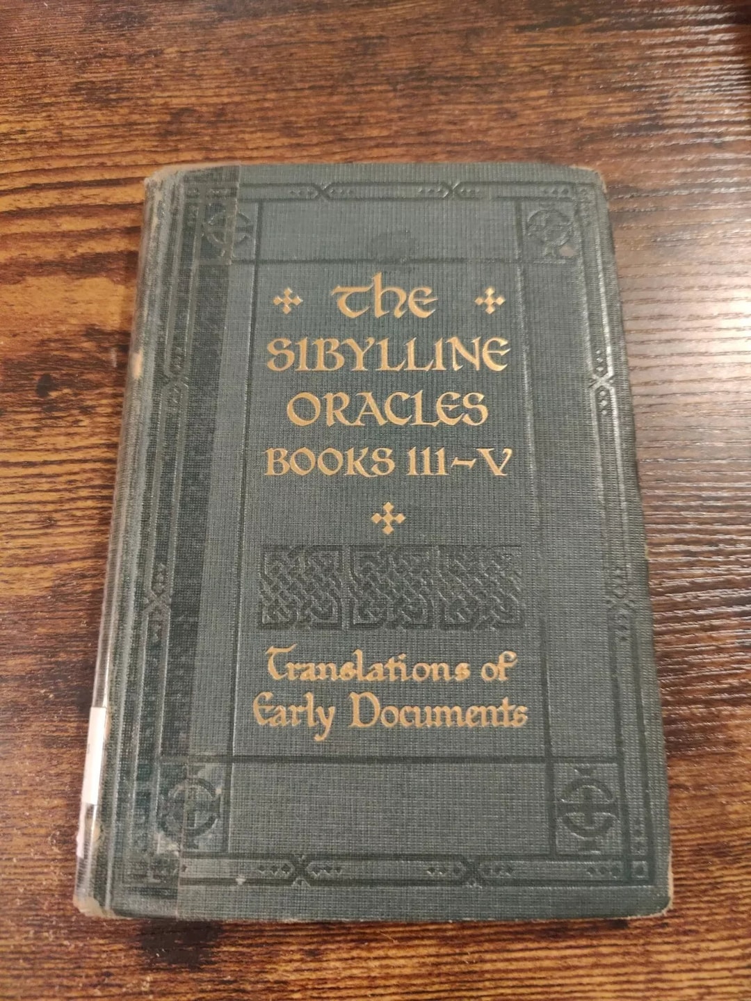 The Sibylline Oracles Books 3-5 by Rev. Herbert Bate 1918 - Etsy