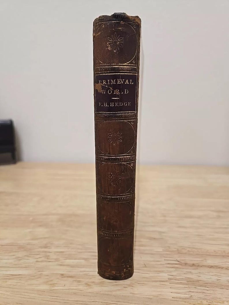 The Primeval World of Hebrew Tradition by Frederic Henry Hedge (1870 ...