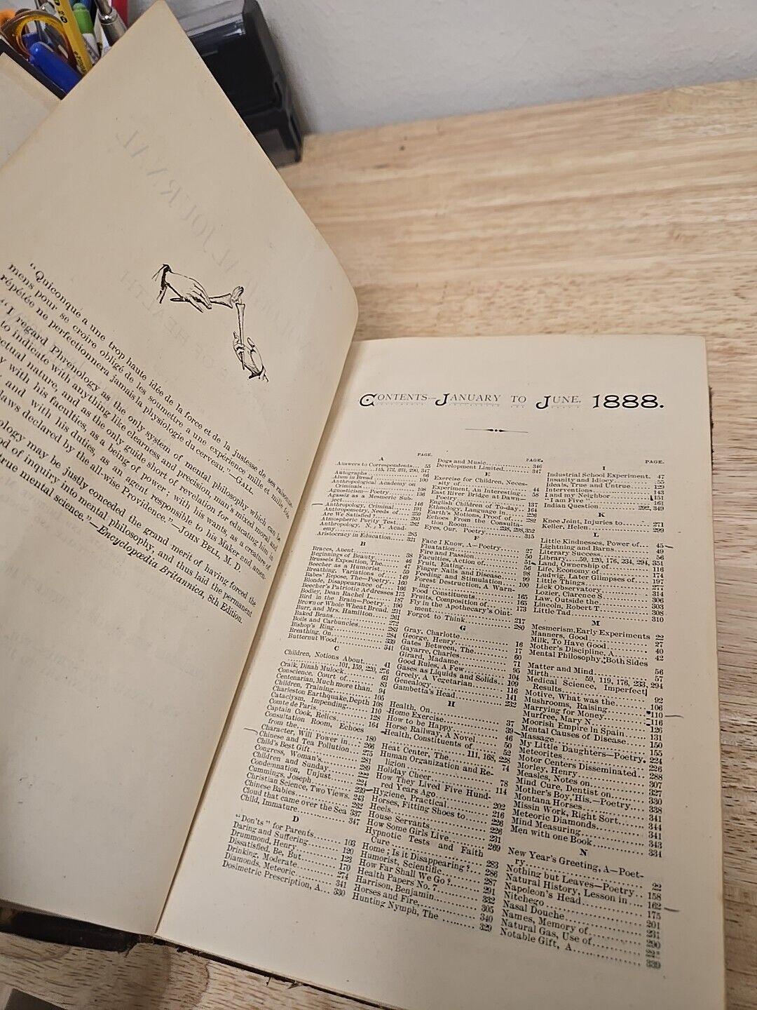 The Phrenological Journal and Science of Health (1888, January to June ...