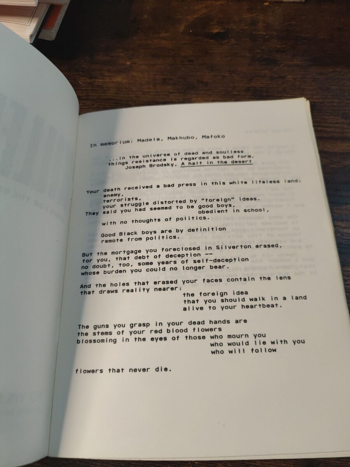 Killer Chill: Poems for the South African Peoples' Struggle by Ed ...