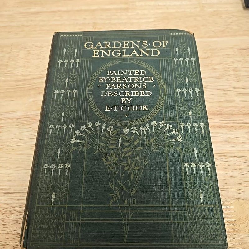 Vintage Garden Book - Etsy