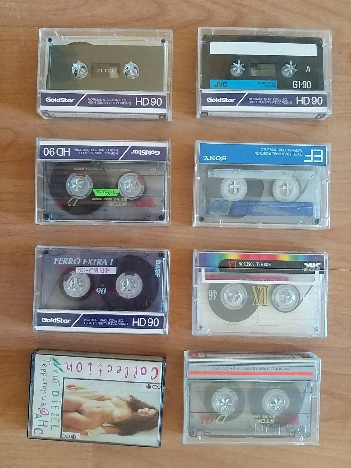 Soviet Era Tape Cassettes Set. Vintage Soviet Cassets for Tape Recorder ...