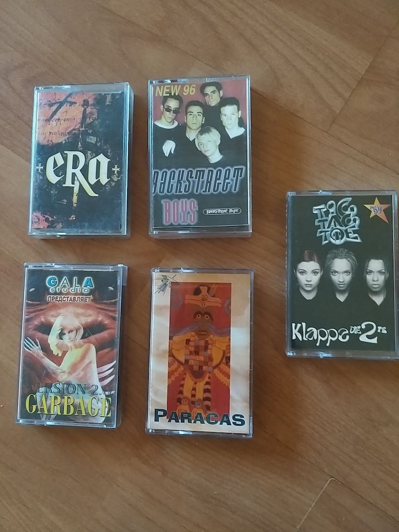 Soviet Era Tape Cassettes Set. Vintage Soviet Cassets for Tape Recorder ...