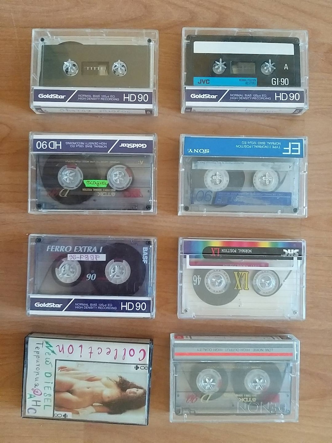 Soviet Era Tape Cassettes Set. Vintage Soviet Cassets for Tape Recorder ...