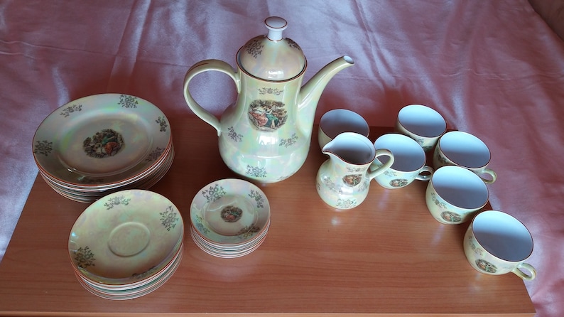 Tea Set Madonna Rare Vintage GDR German Democratic Republic USSR Tea ...