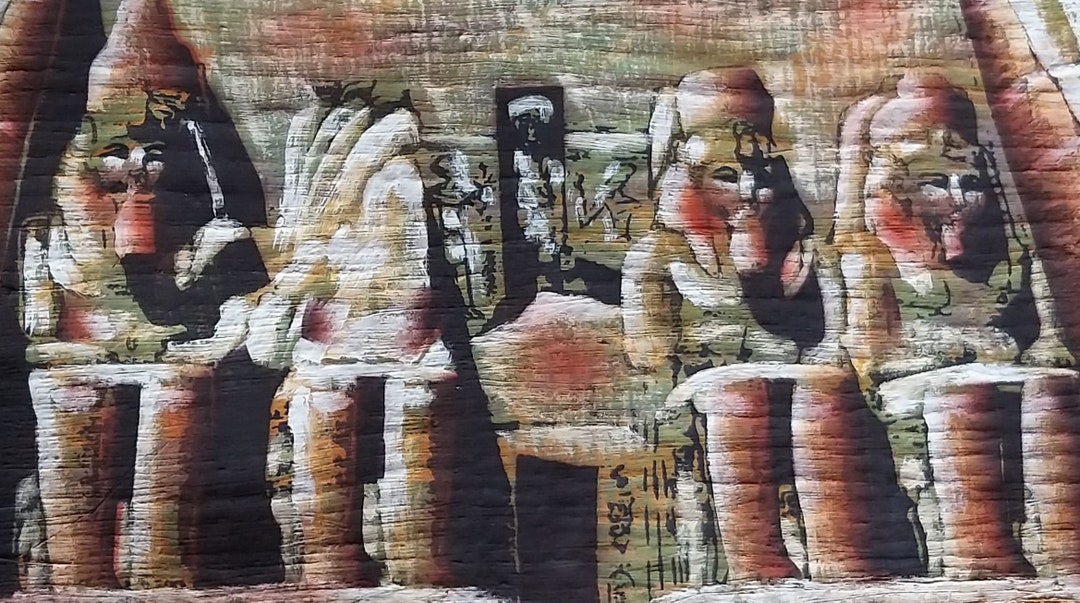 Ancient Egypt Papyrus Painting - Egyptian Papyrus Paper - Hand Painted ...