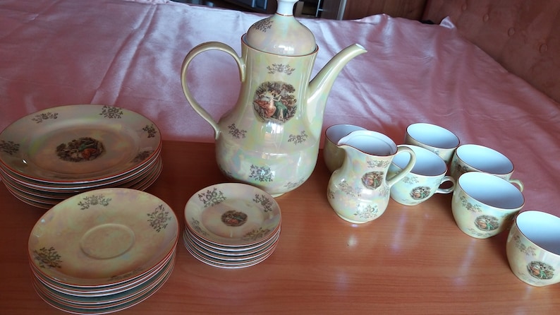 Tea Set Madonna Rare Vintage GDR German Democratic Republic USSR Tea ...