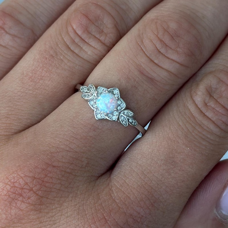 Opal Ring - Etsy UK