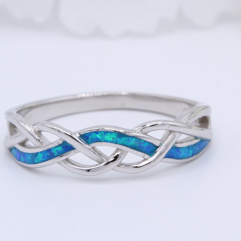 Opal Silver Ring - Etsy