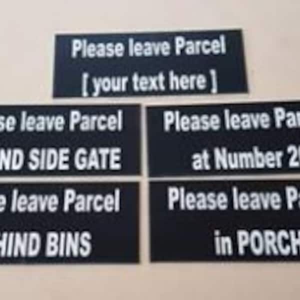 Please Leave Parcels Sign - Etsy UK