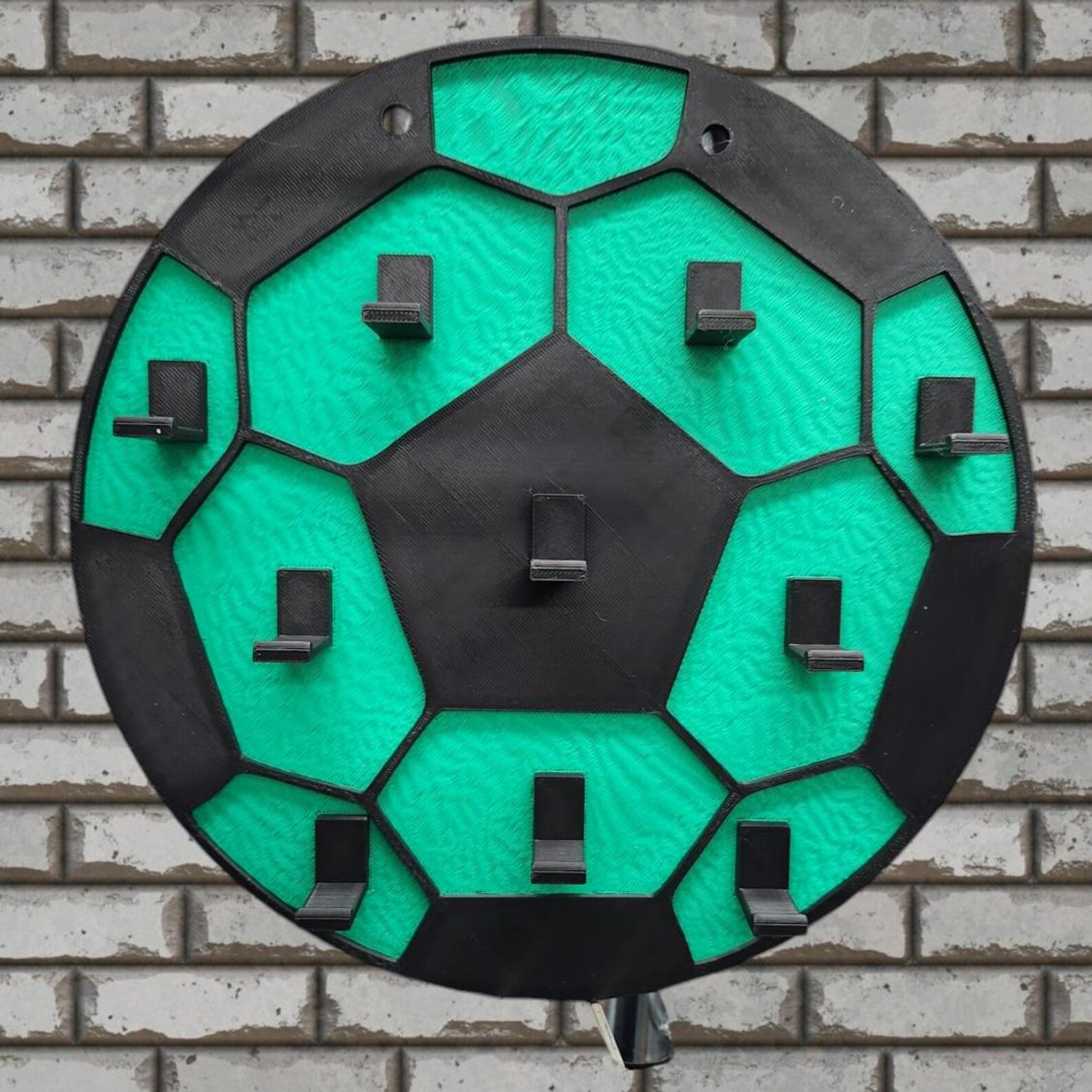 FOOTBALL Personalised Medal Holder / Hanger 3D Printed 24cm Diameter ...
