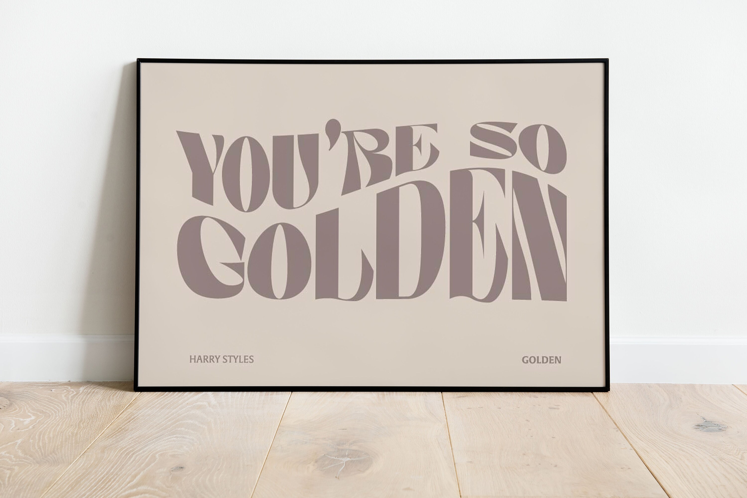 Harry Styles You're so Golden Print Music Print Pop Music Wall Art Home ...