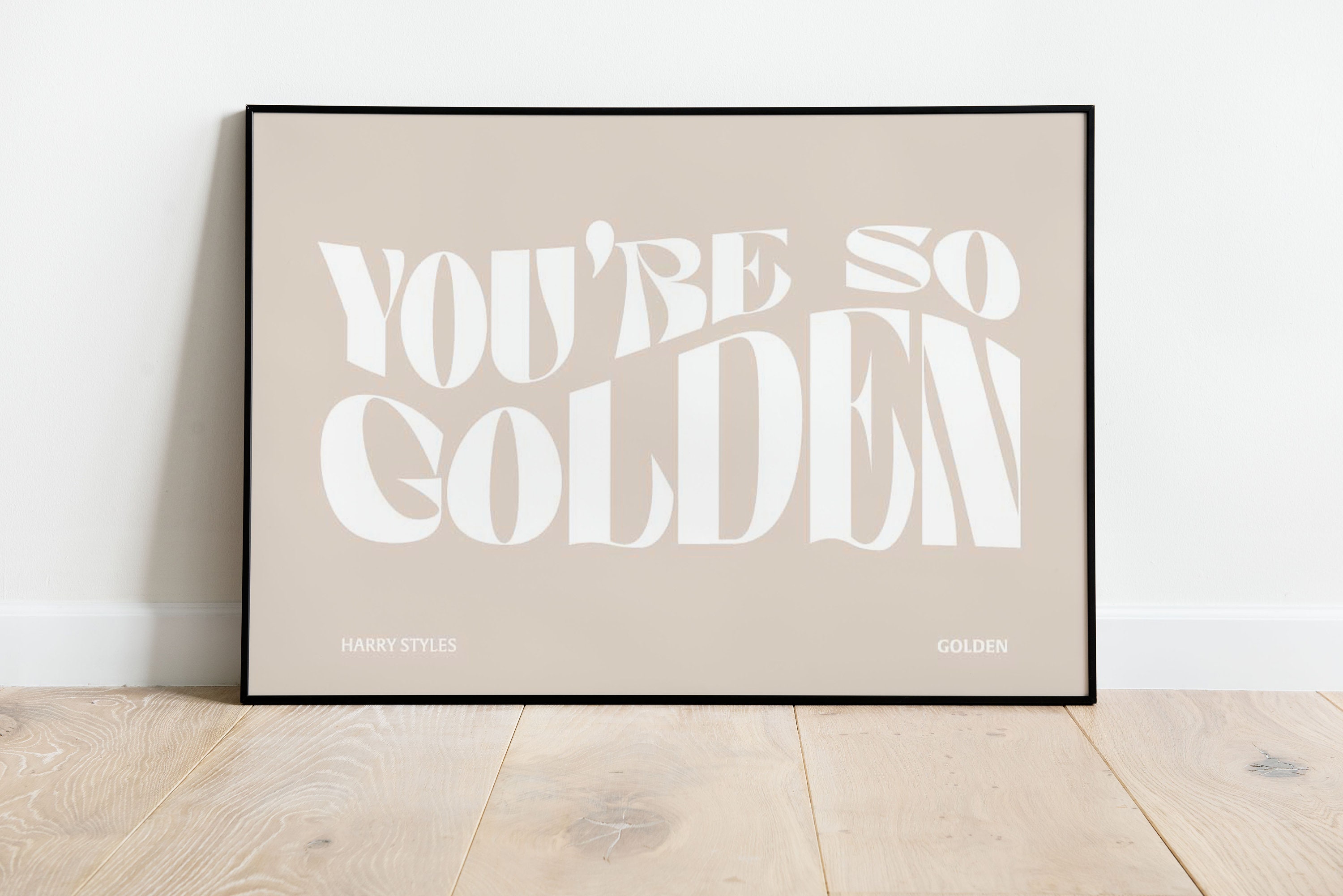 Harry Styles You're so Golden Music Print Pop Music Print Pop Music ...