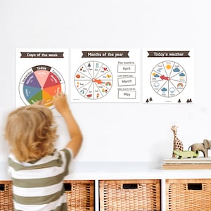 Months of the Year Wheel Printable | Months of the Year List | 12 Month ...