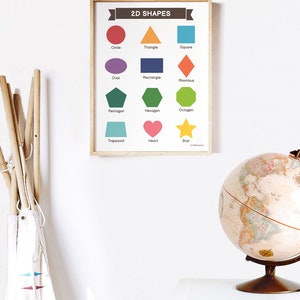 2D Shapes for Kindergarten | List of Geometric Shapes | Printable 2D ...