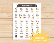 ABC Phonics Alphabet Sound Chart. Printable Montessori Phonics Poster ...
