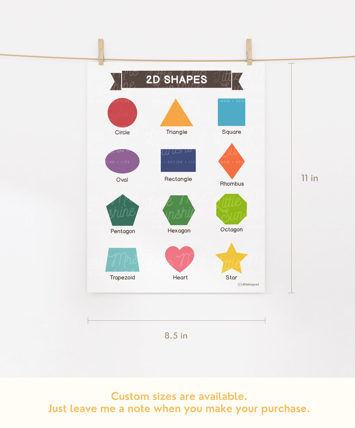 2D Shapes for Kindergarten | List of Geometric Shapes | Printable 2D ...