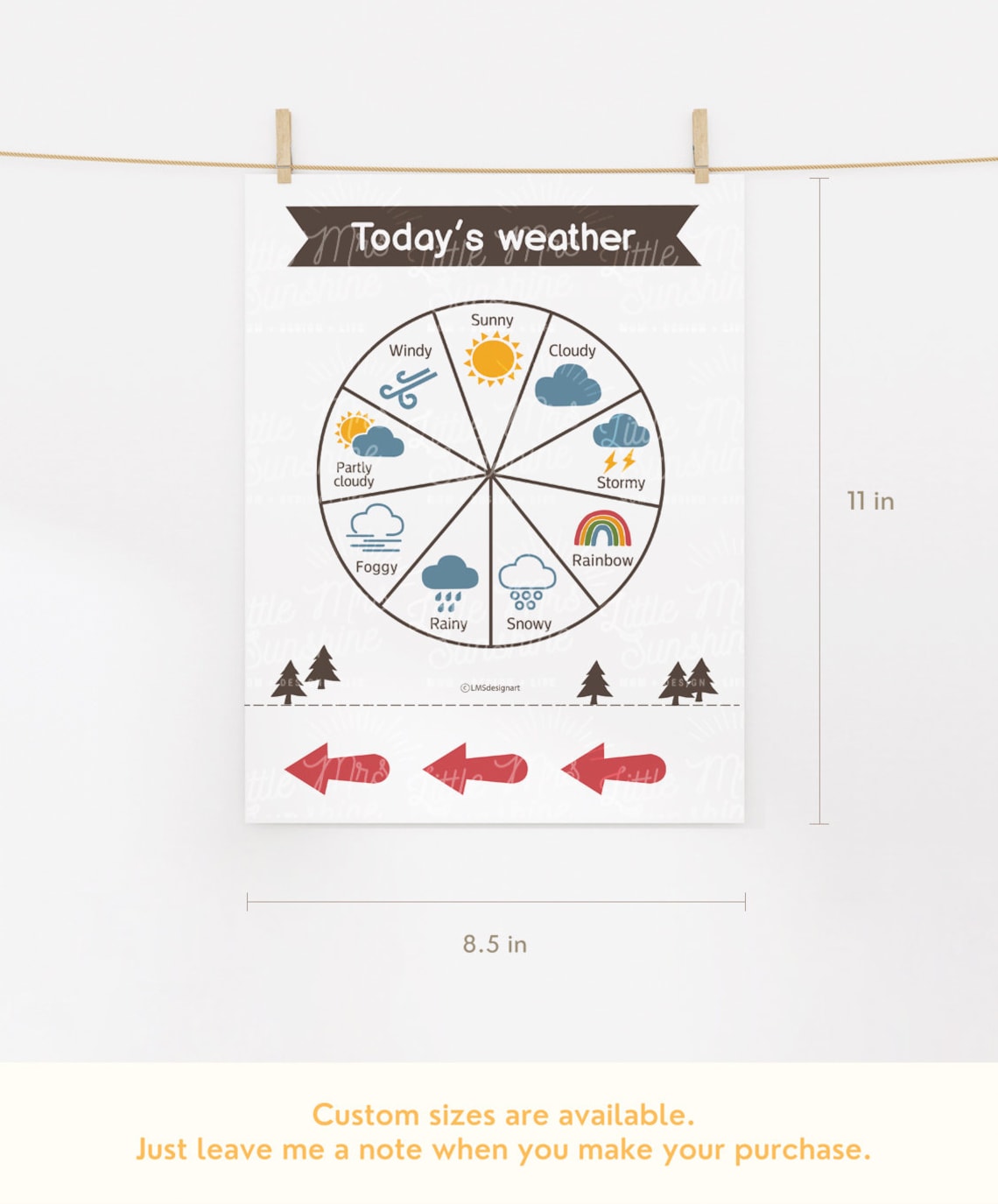 Weather Wheel Learning Weather for Kinder Homeschool Learning Weather ...