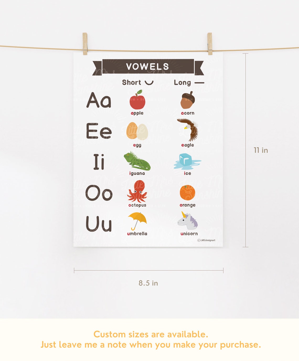 Vowels Chart Learning Vowels Alphabet Busy Book Binder - Etsy