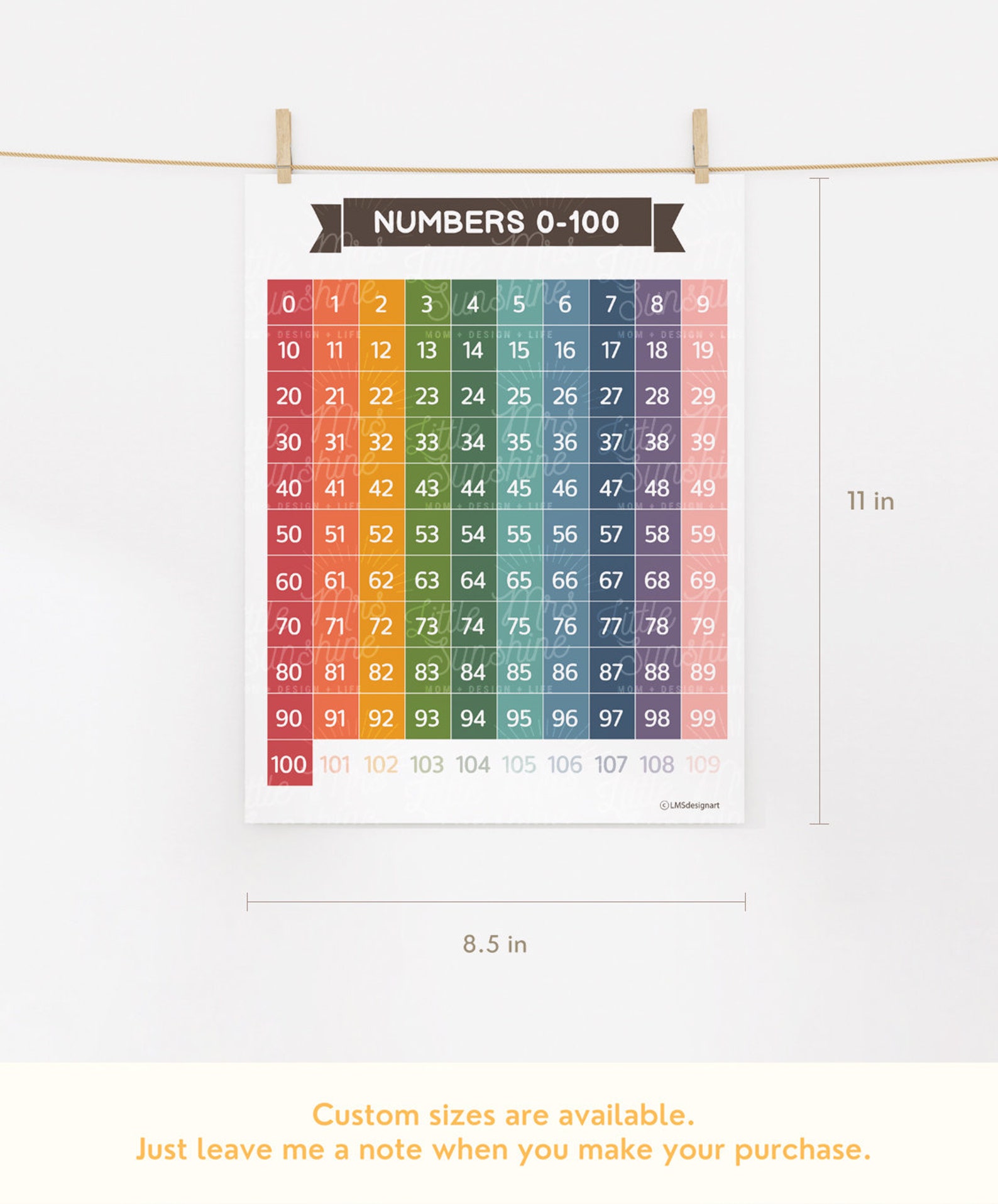 Hundreds Chart Blank Hundreds Chart Printable 100 Square | Etsy