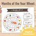 Japanese Months of the Year Wheel for Kids | Months of the Year List ...