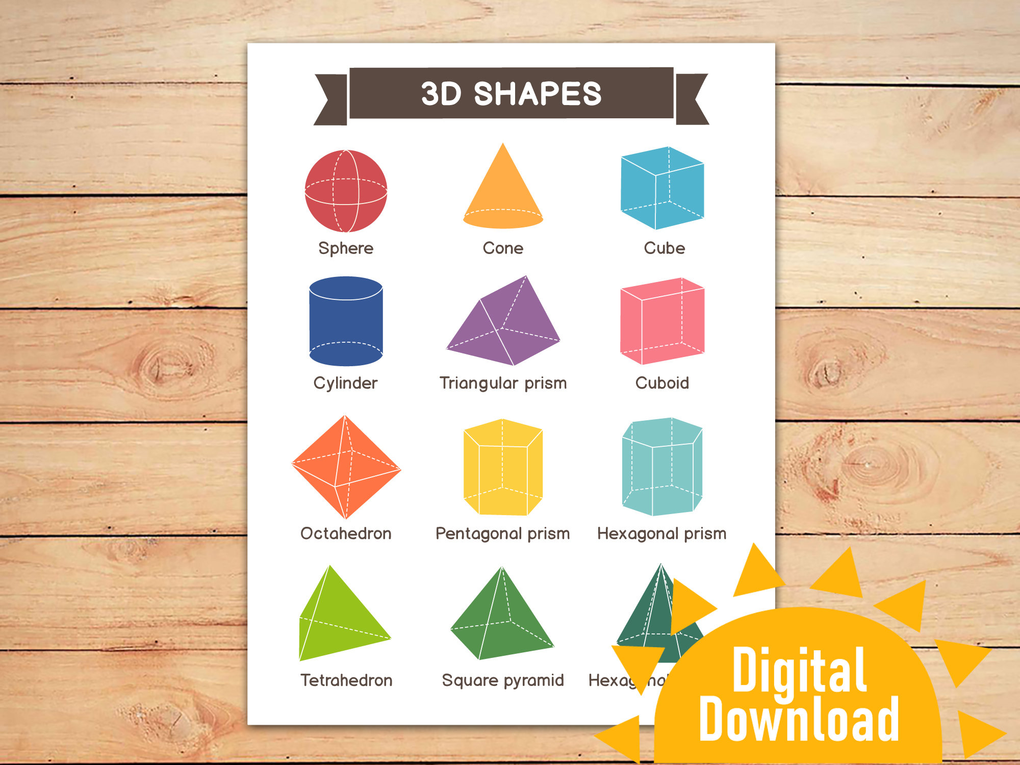 3d Shapes Posters 3d Shape Posters Shape Posters 3d Shapes Images