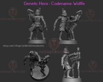Genetic Hero Codename Rex Legion Scale | Etsy