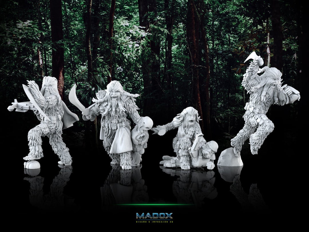 Wookie Freedom Fighter Squad Legion Scale Madox 3D - Etsy