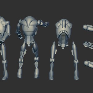 Bulky Droid Squad Legion Scale - Etsy