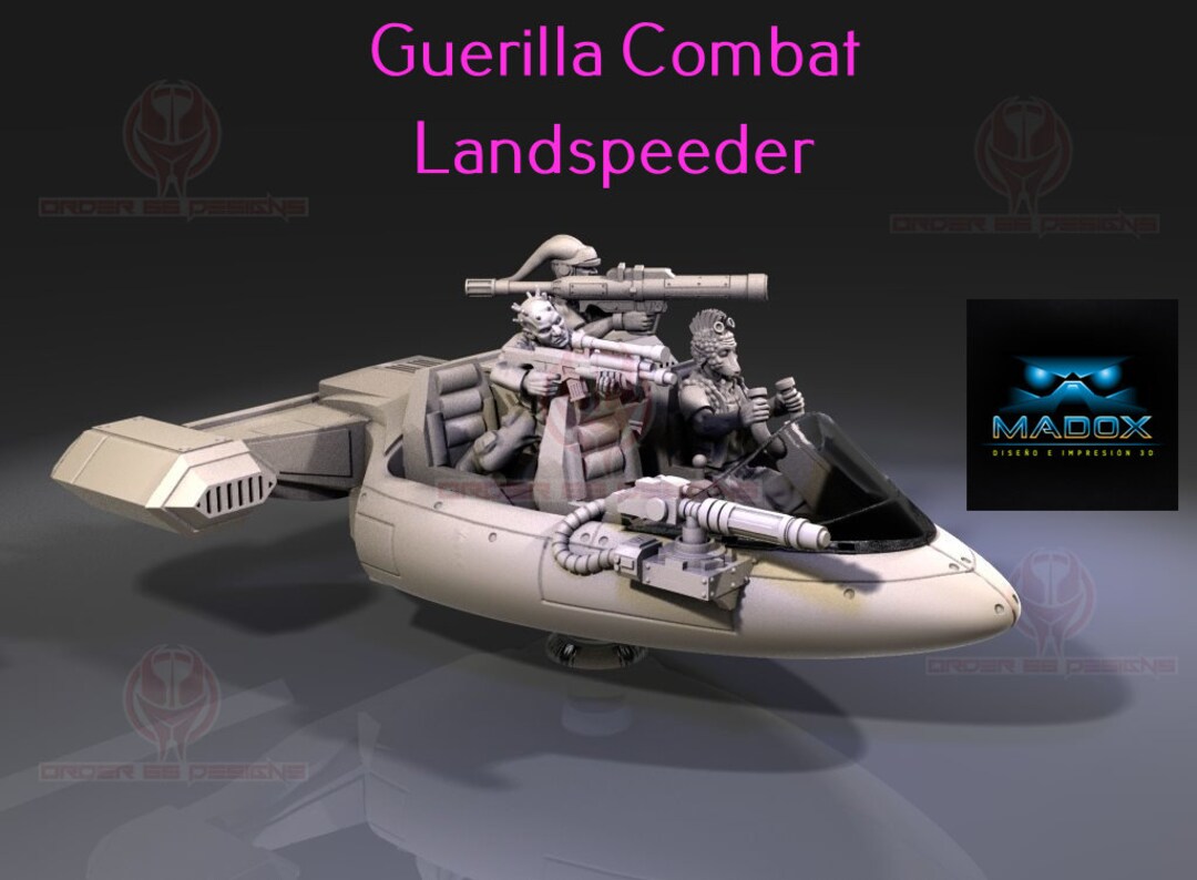 Guerilla Combat Land Speeder Legion Scale Madox Miniatures - Etsy