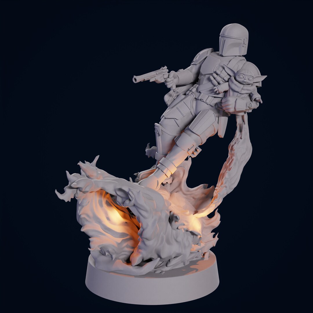 MALE Mando Hero Exotic Poses - Legion Scale - Etsy