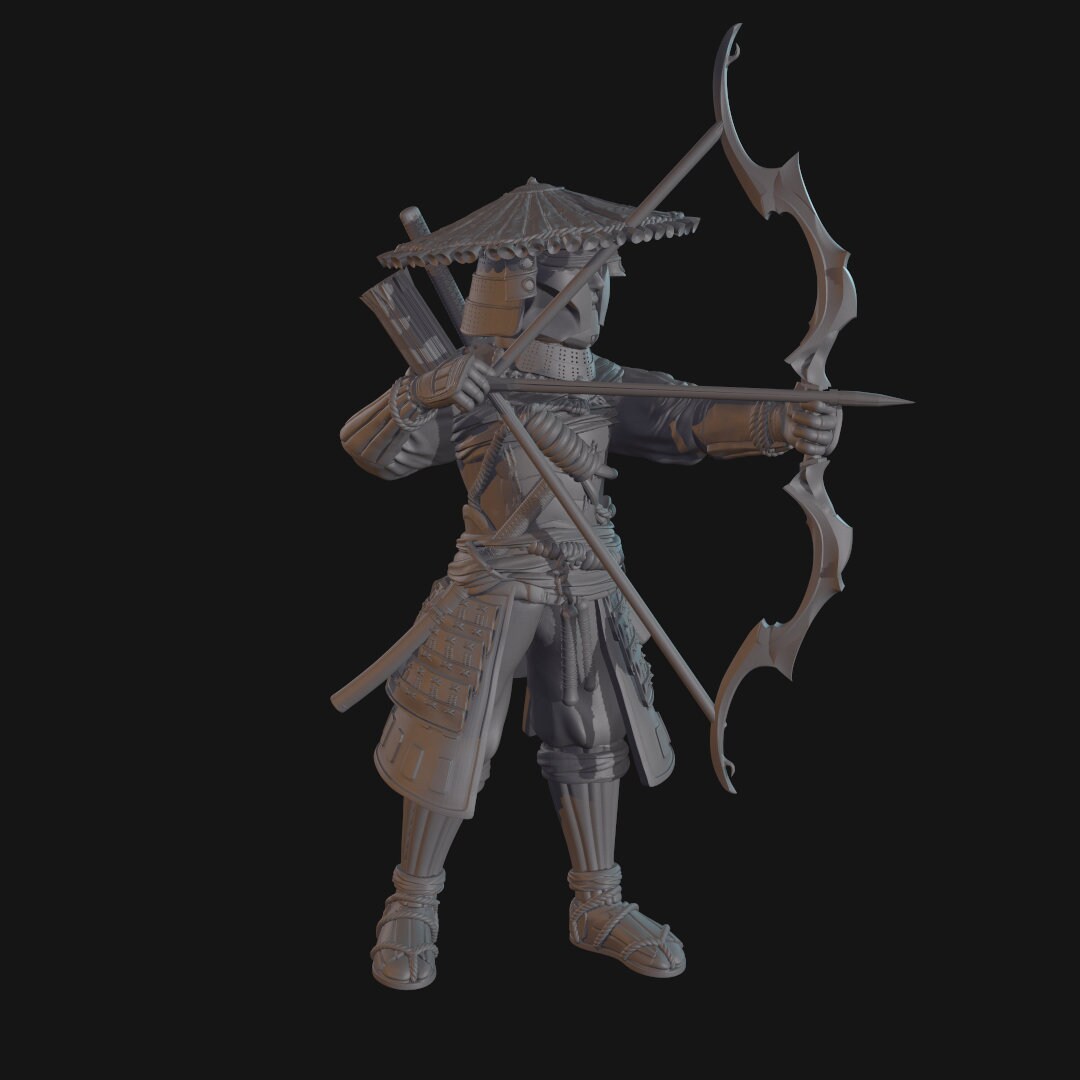 Samurai Clone Ninja Archer Squad Legion Scale D&D | Etsy