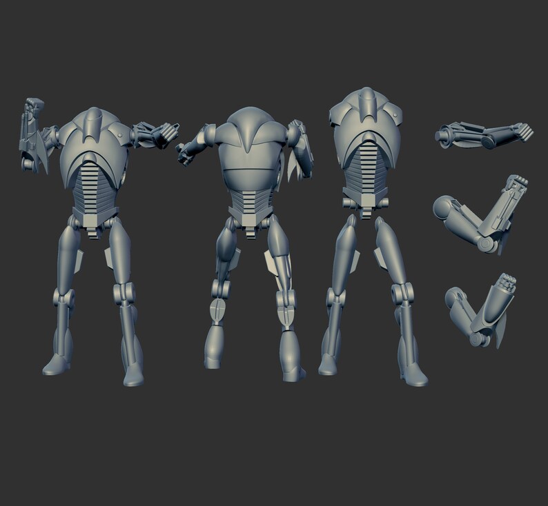 Bulky Droid Squad Legion Scale - Etsy