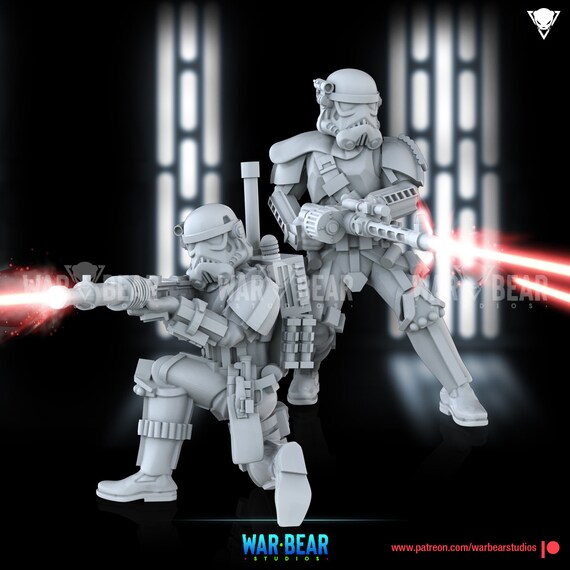 Imperial Heavy Troopers SW Legion War Bear Studios - Etsy