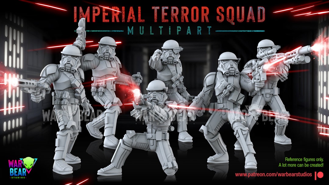 Imperial Terror Squad Multipart Legion Scale War Bear Studios - Etsy