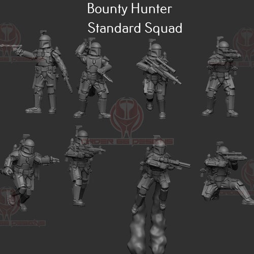 Mando Male Mandalorian SKULLFORGE Legion Compatible 3D | Etsy