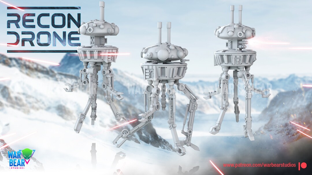 Recon Droid Legion Scale Warbear Studios - Etsy