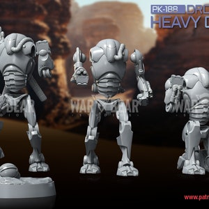 Separatist Super Battle Droid 5 or 10 Man Squad - MULTIPART - Legion ...